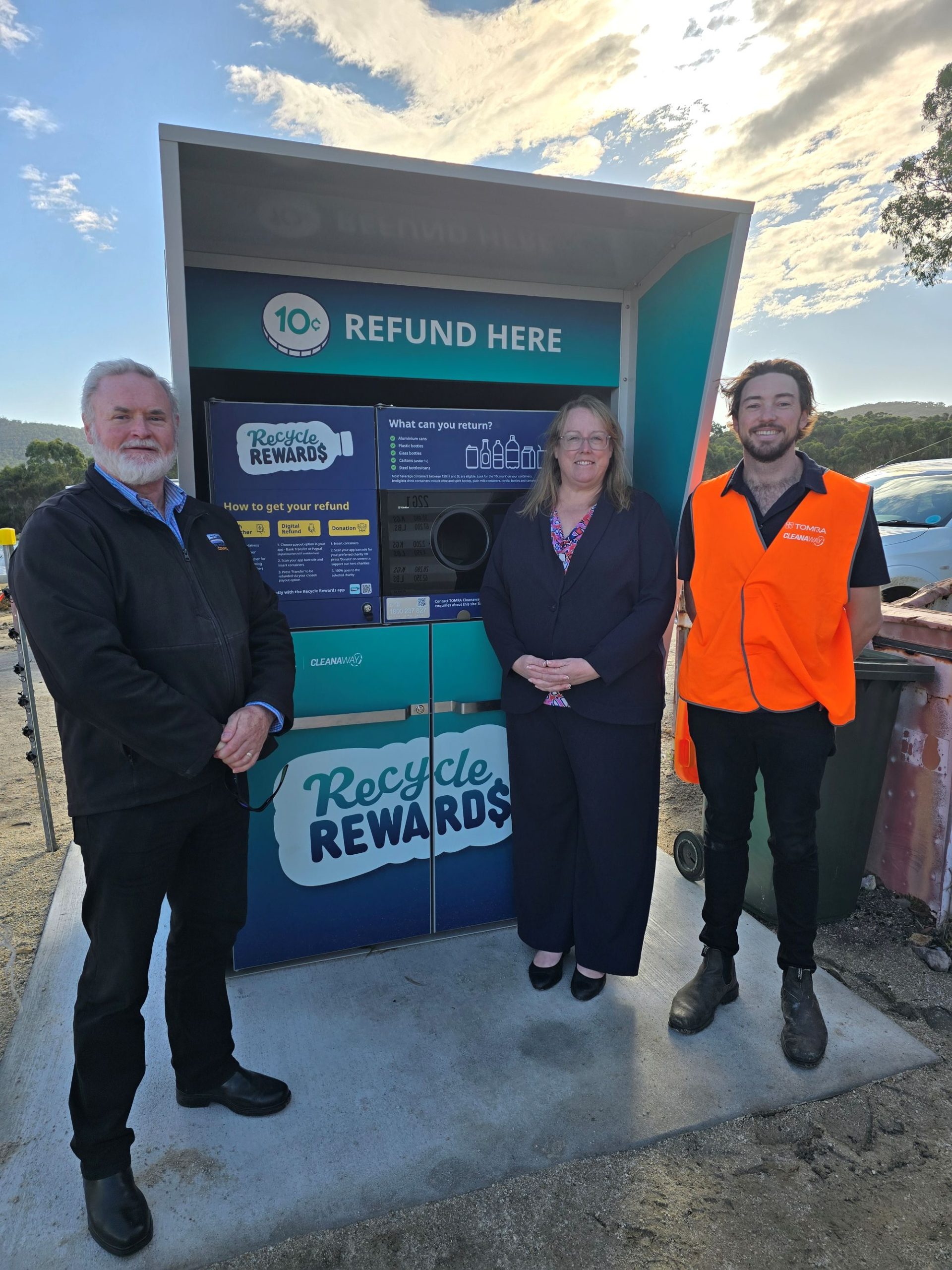 Reverse vending machines now on both King and Flinders Islands ...